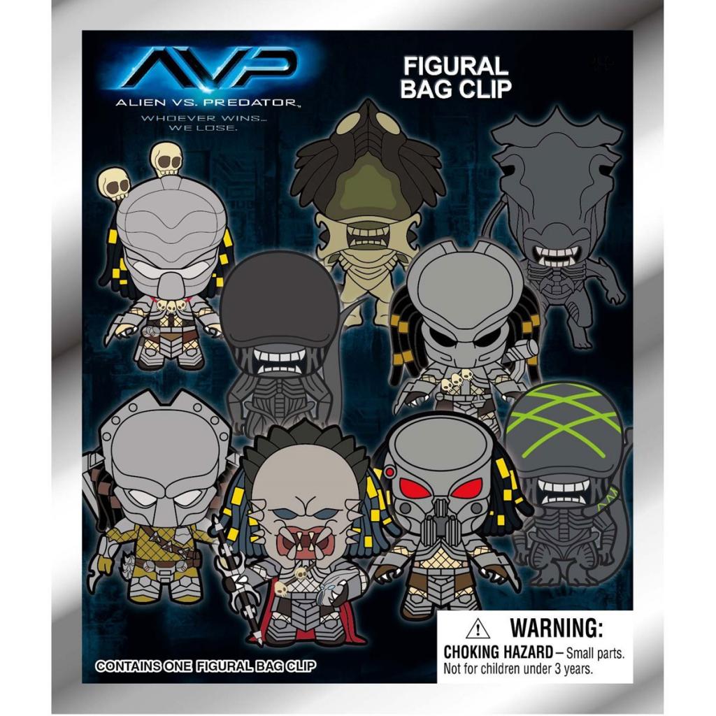 ALIENS vs PREDATOR - 3D Foam Bag Clip (Display 24 Pcs) : ShopForGeek ...