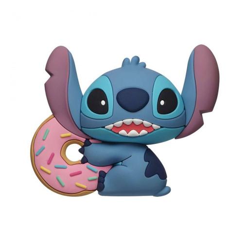 BEMS | DISNEY - Stitch with Donut - 3D foam collectible magnet