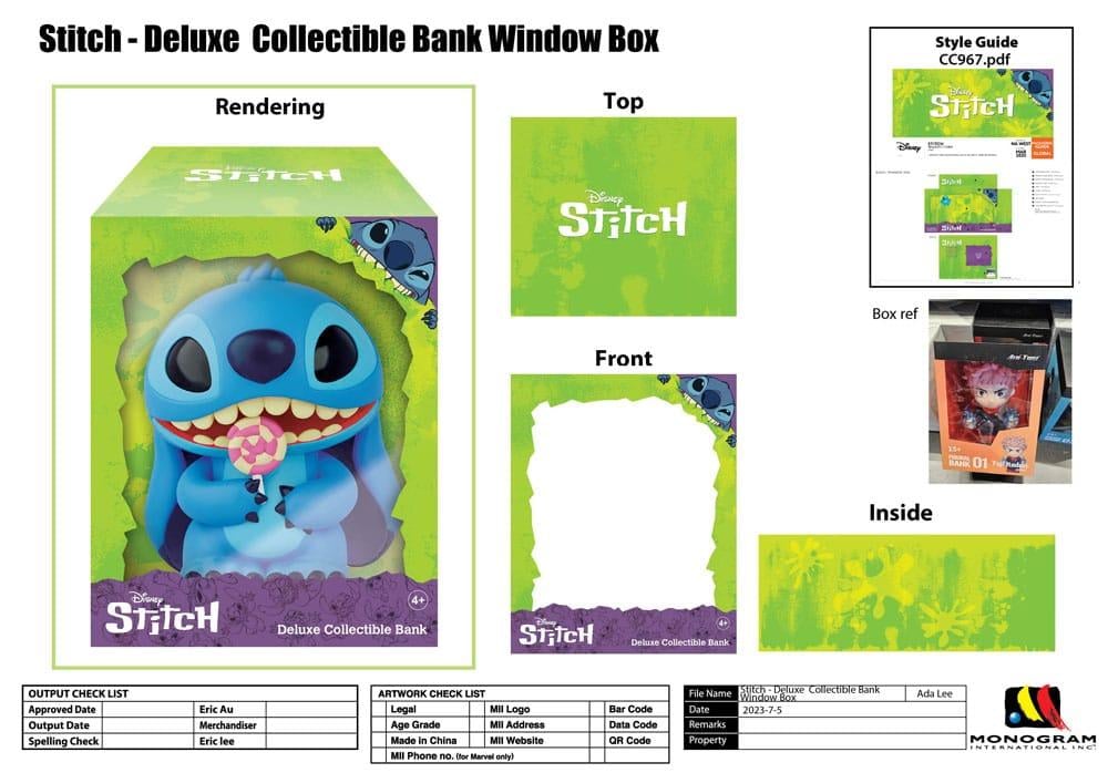 LILO & STITCH - Stitch - Piggy Bank Giant Deluxe 41cm : ShopForGeek.com ...