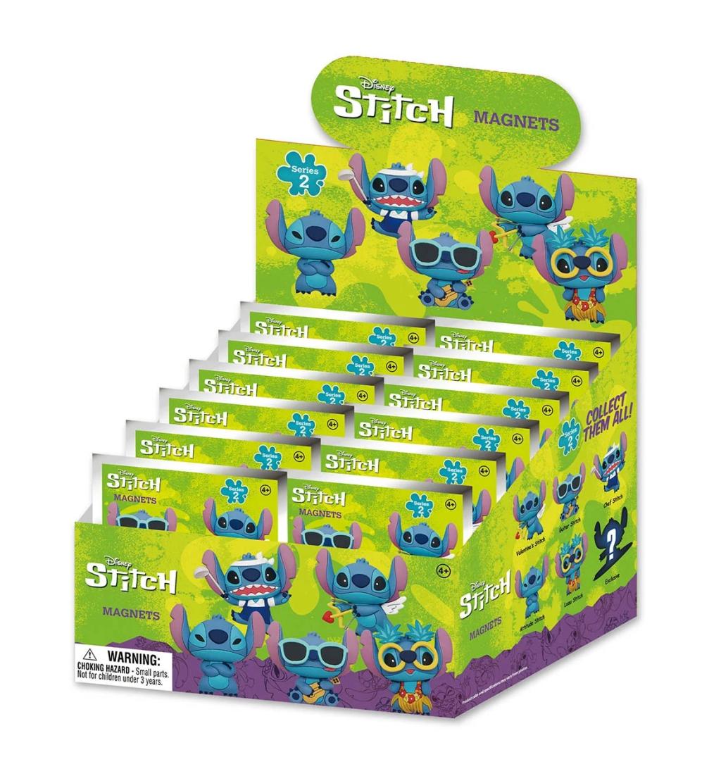STITCH - Serie 2 - 3D Foam Magnets in blind bags (Display 12 Pcs ...