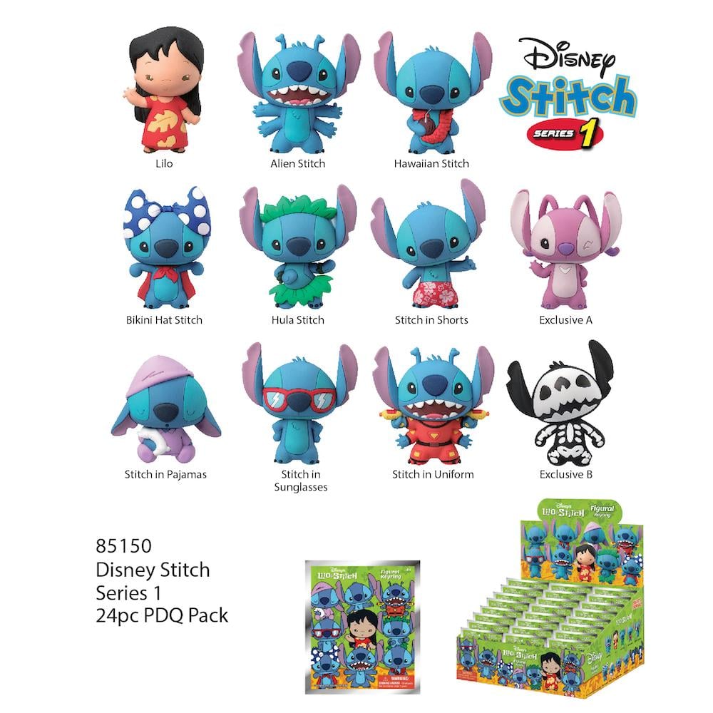 DISNEY - Stitch Series 1 - 3D Foam Bag Clip (Display 24 Pcs ...