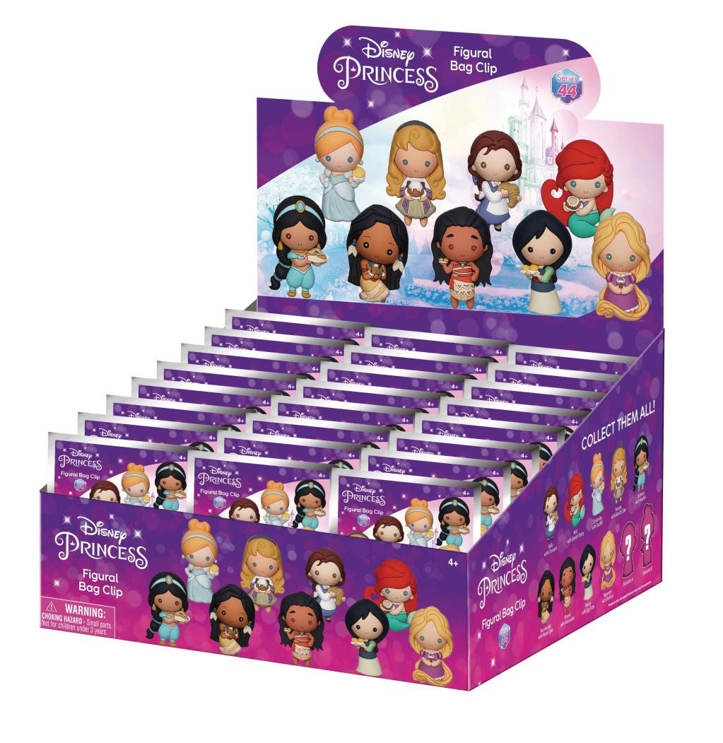 DISNEY - Princess - Serie 44 - 3D Foam Bag Clip (Display 24 Pcs ...