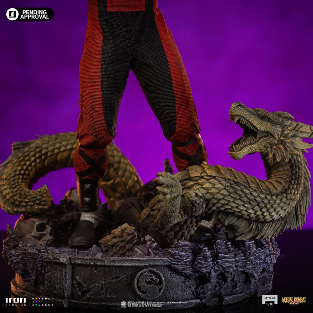 MORTAL KOMBAT - Liu Kang - Statue Art Scale 1/10 22.5cm : ShopForGeek.com: Figurita Iron Studios ...