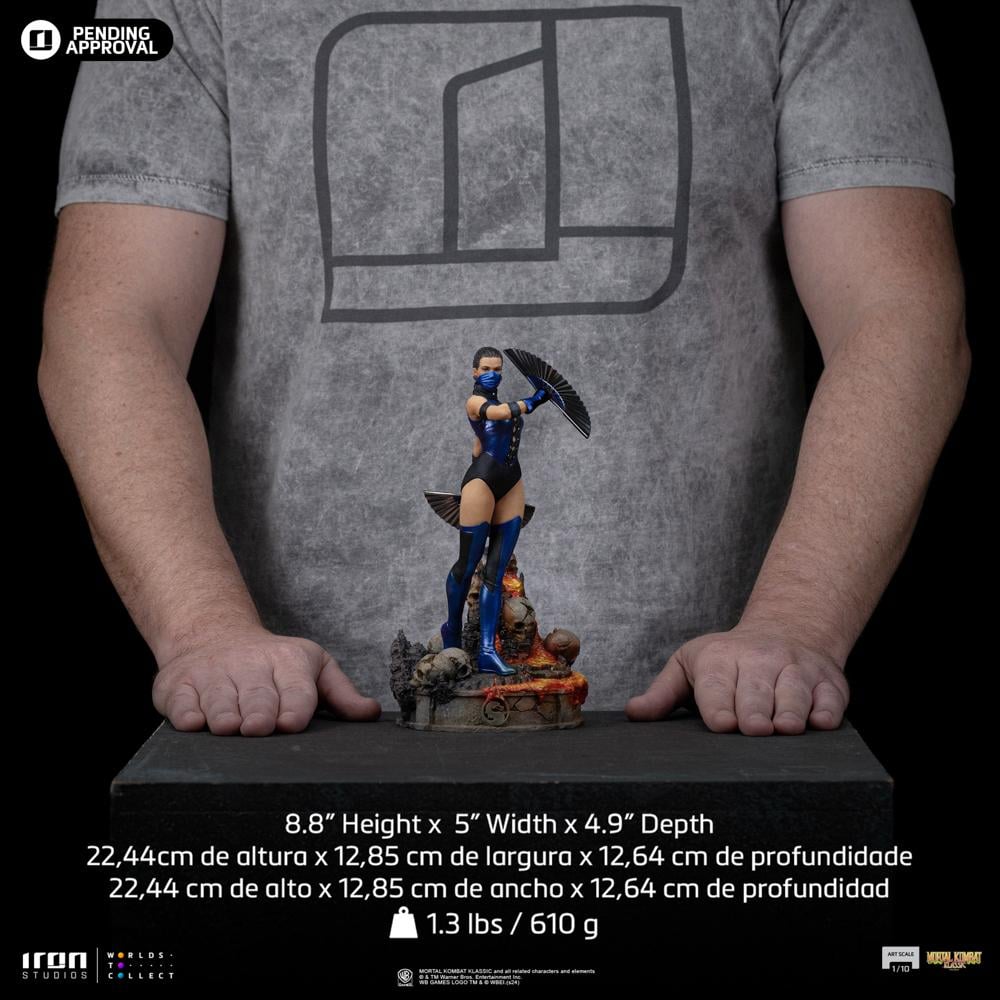 MORTAL KOMBAT - Kitana - Statue Art Scale 1/10 22.44cm : ShopForGeek.com: Figurita Iron Studios ...