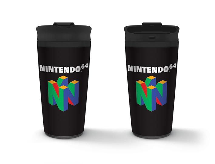 NINTENDO - Metal Travel Mug 450 ml - N64 : ShopForGeek.com: Mug Pyramid ...