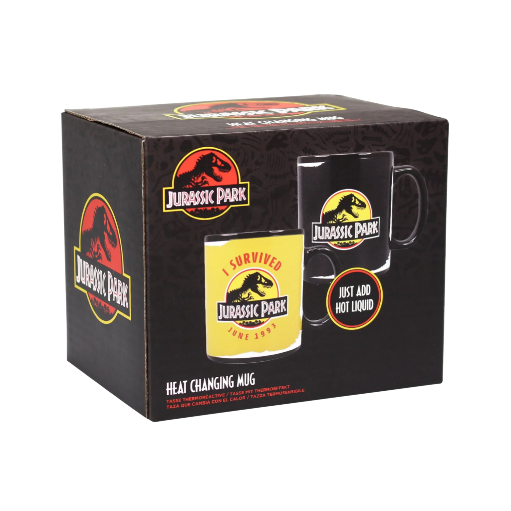 JURASSIC PARK - I Survived June 1993 - Mug Thermoréactif 400ml : ShopForGeek.com: Mug HMB ...