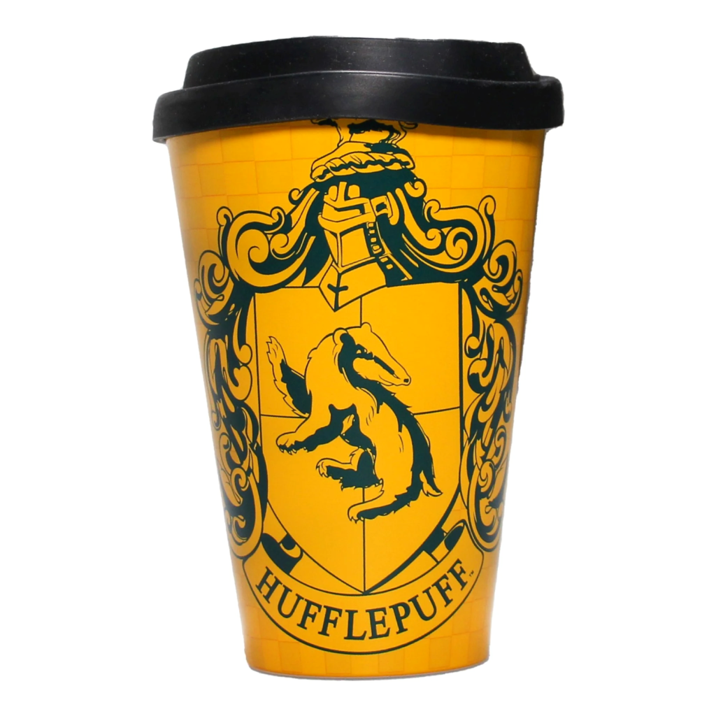 HARRY POTTER - Proud Hufflepuff - Travel Mug 400ml RPET : ShopForGeek ...
