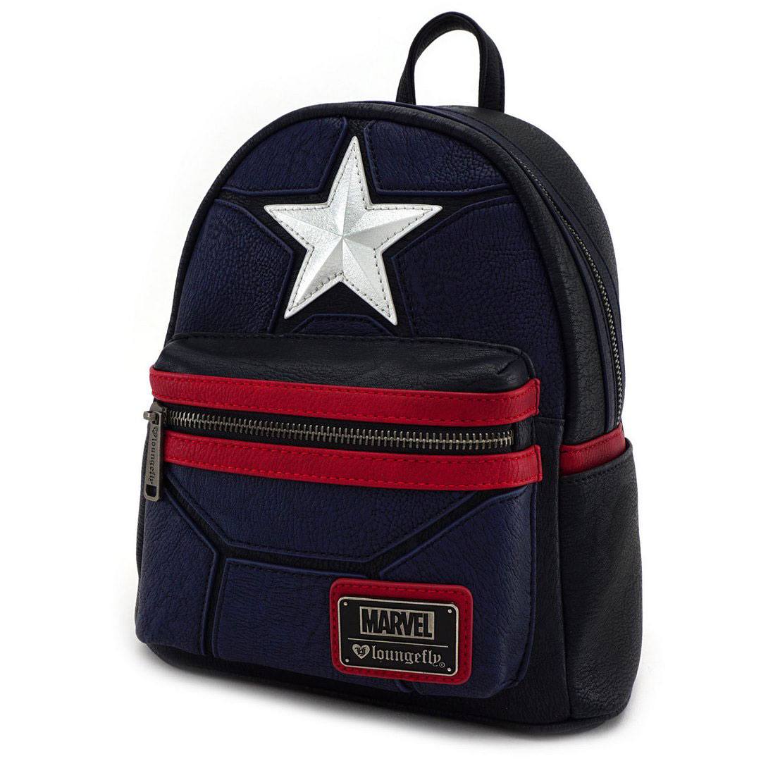 MARVEL - Captain America Cosplay Mini Backpack 'LoungeFly ...