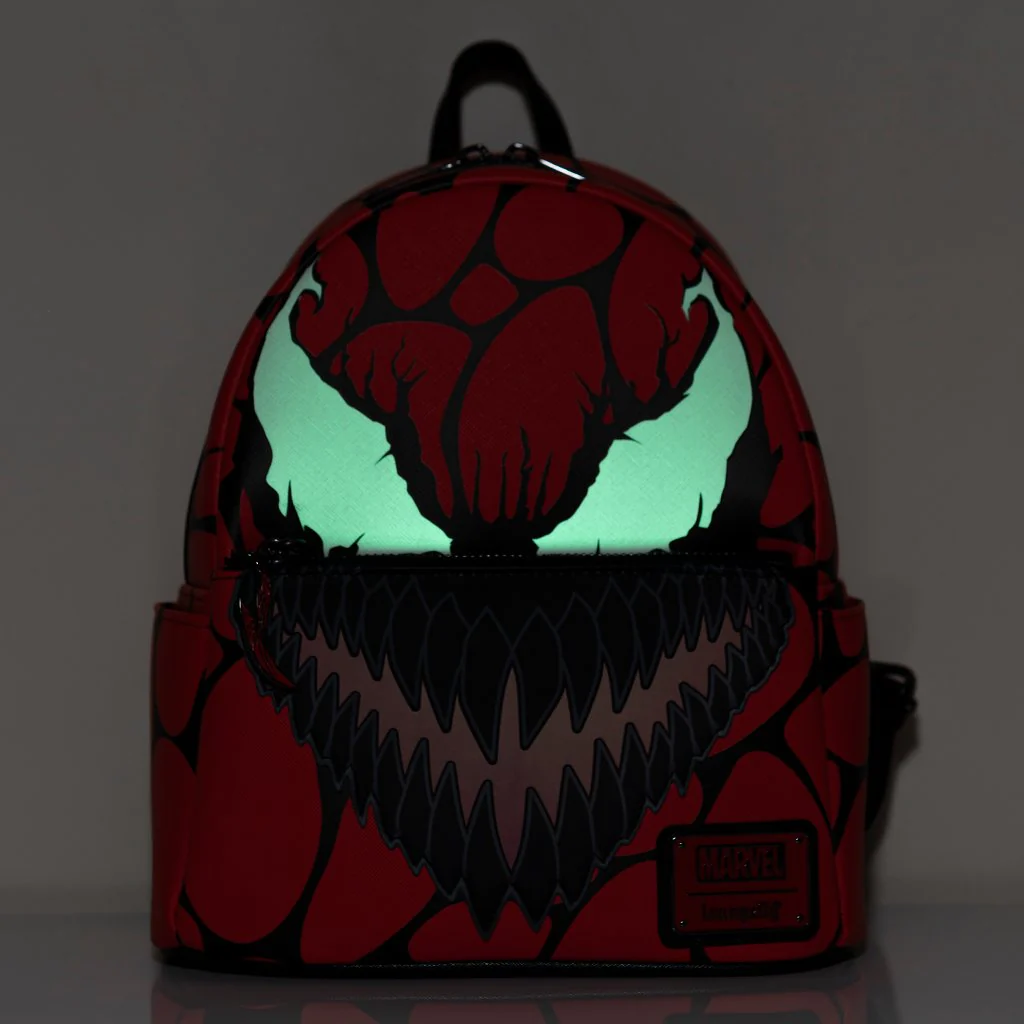 MARVEL - Carnage - Mini Backpack "Glow In The Dark" Loungefly ...