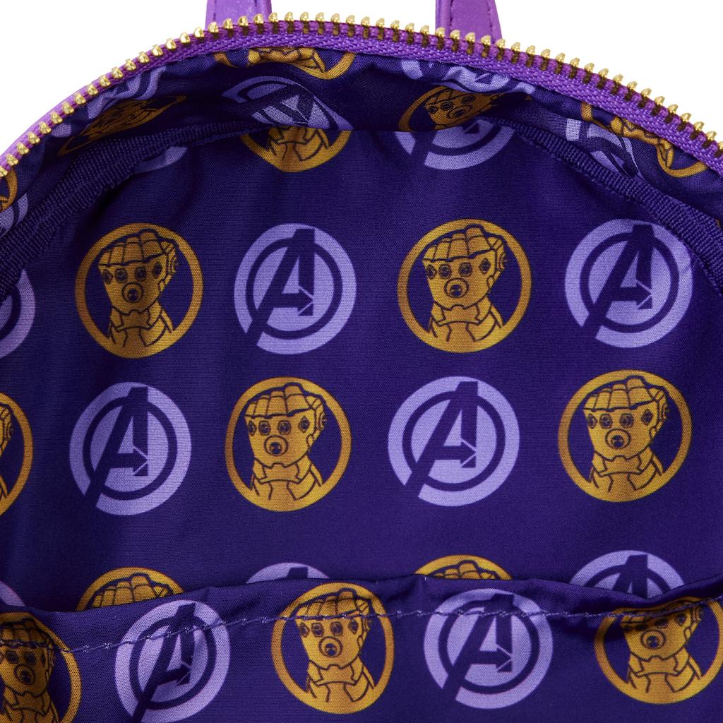 MARVEL - Shine Thanos Gauntlet - Mini Sac à Dos LoungeFly : ShopForGeek ...