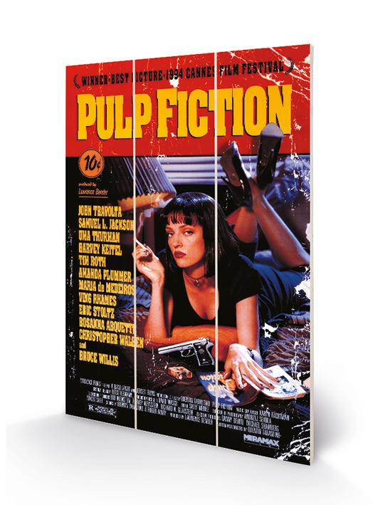 PULP FICTION - Wood Print 20x29.5 - Book Cover : ShopForGeek.com ...