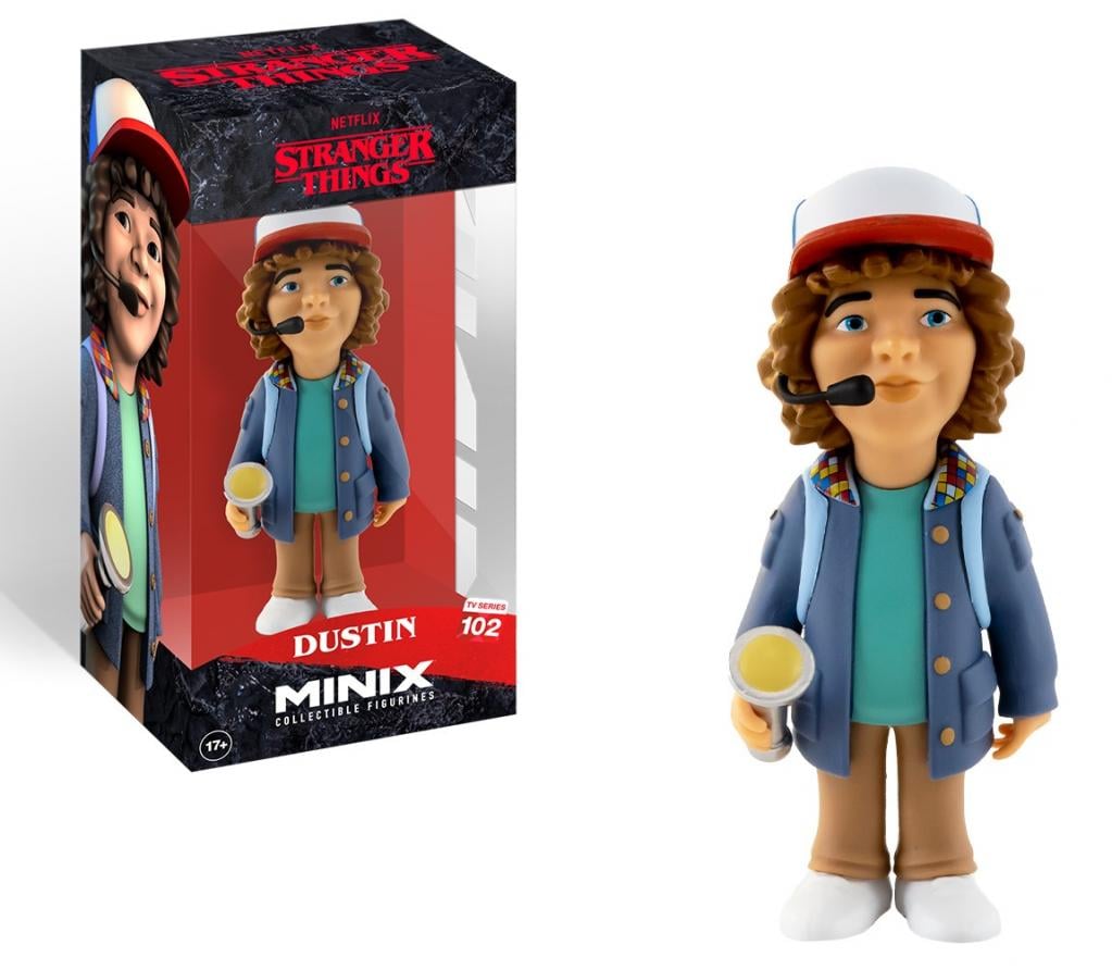 STRANGER THINGS - Dustin - Figurine Minix 12cm : ShopForGeek.com ...