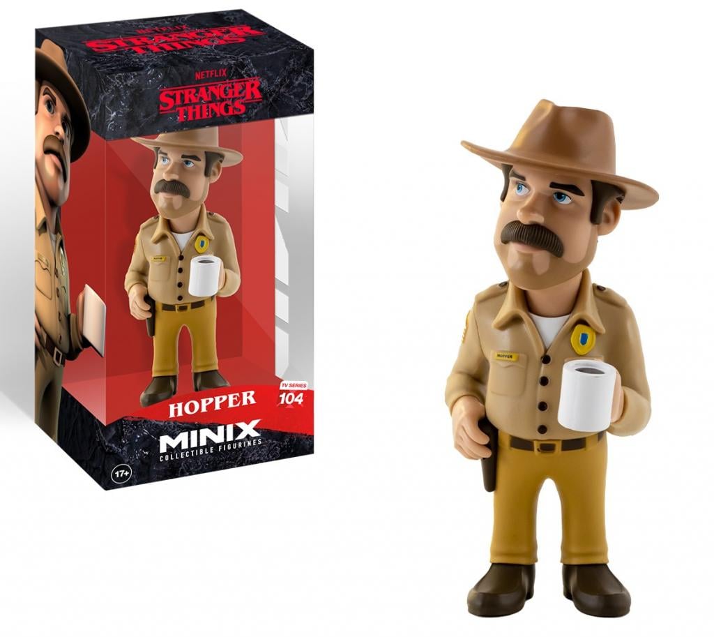 STRANGER THINGS - Hopper - Figure Minix 12cm : ShopForGeek.com ...