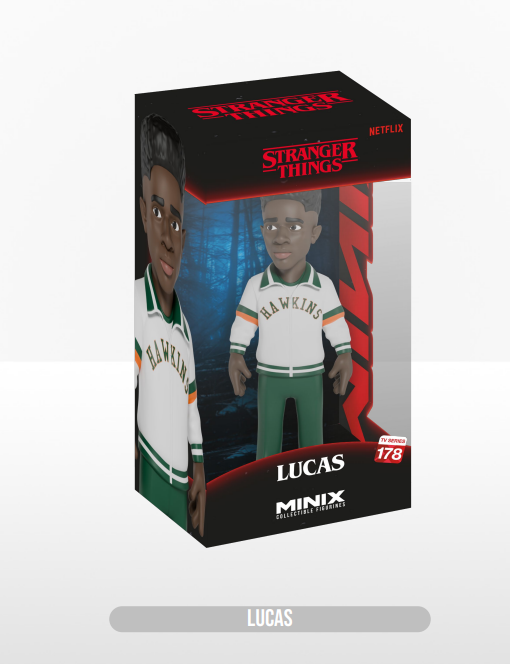 STRANGER THINGS - Lucas Hawkins - Figure Minix 12cm : ShopForGeek.com ...