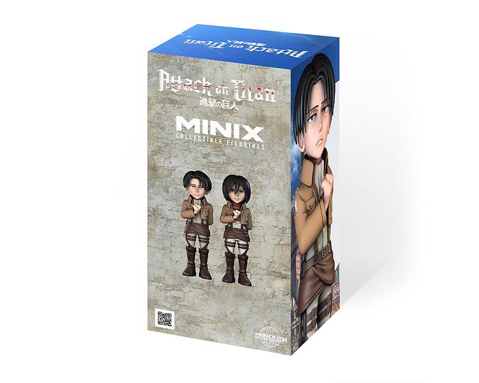 ATTACK ON TITAN - Levi Ackerman - Figure Minix # 12cm : ShopForGeek.com ...