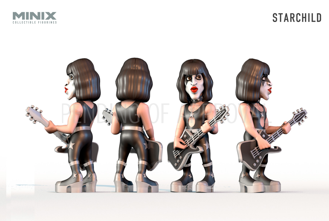 KISS - The Starchild - Figurine Minix 12cm : ShopForGeek.com: Figurine ...
