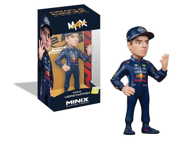 RED BULL - Max Verstappen "4 World Champion" - Figure Minix 12cm ...
