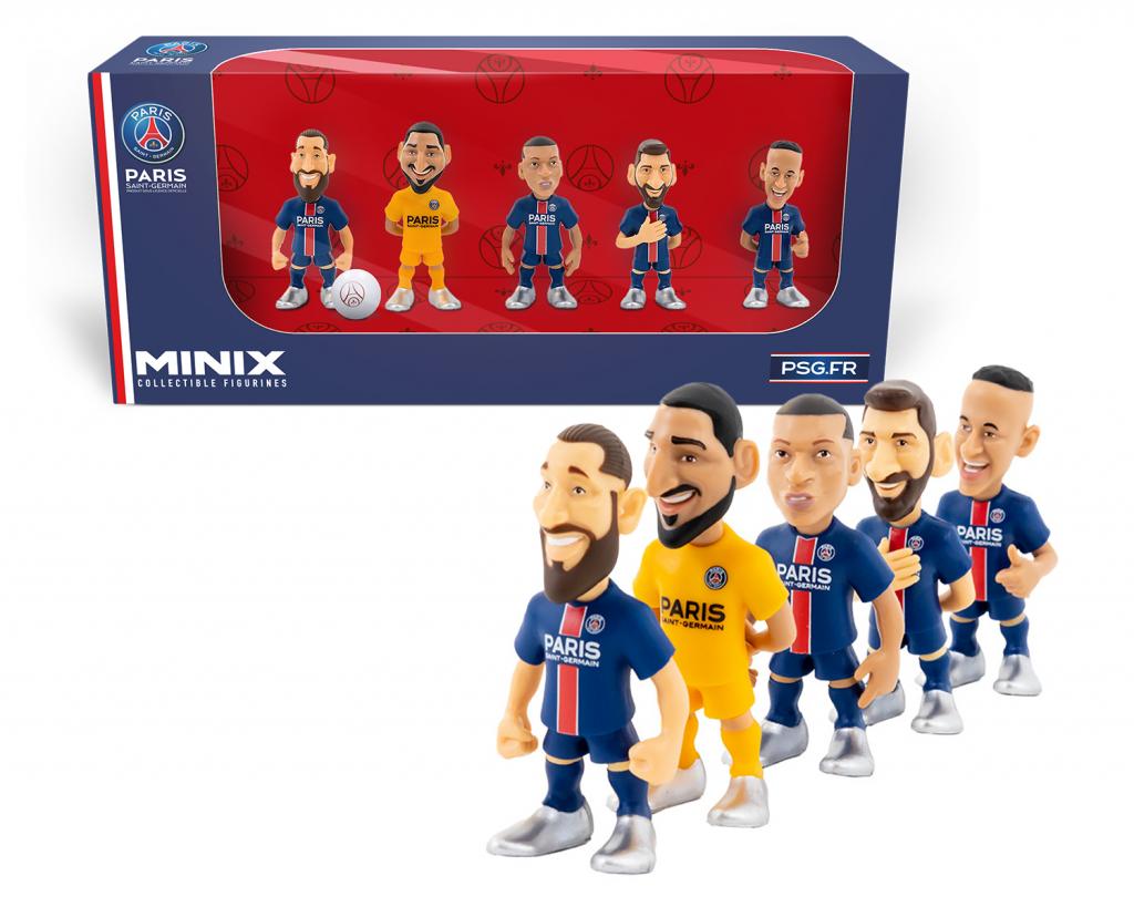 FOOTBALL - PSG - Pack of 5 Figure Minix 7cm : ShopForGeek.com ...