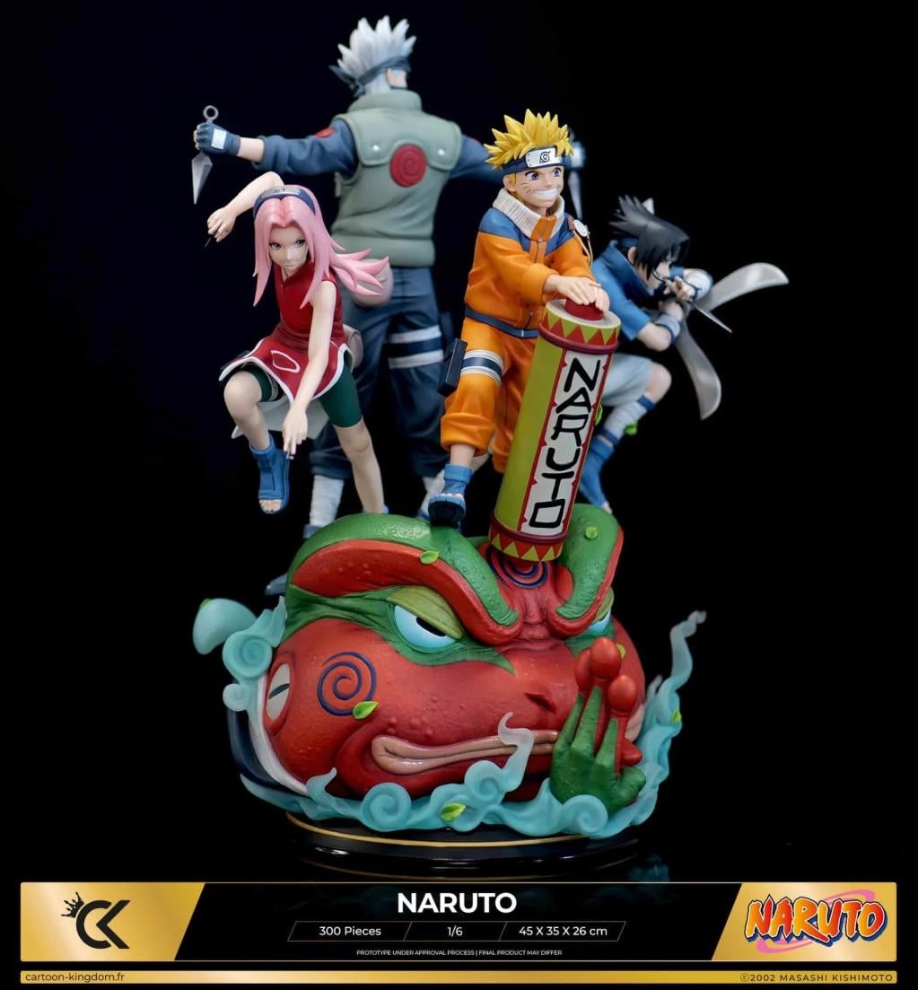 NARUTO - Naruto Team - Statue Resin 1/6 45cm : ShopForGeek.com ...