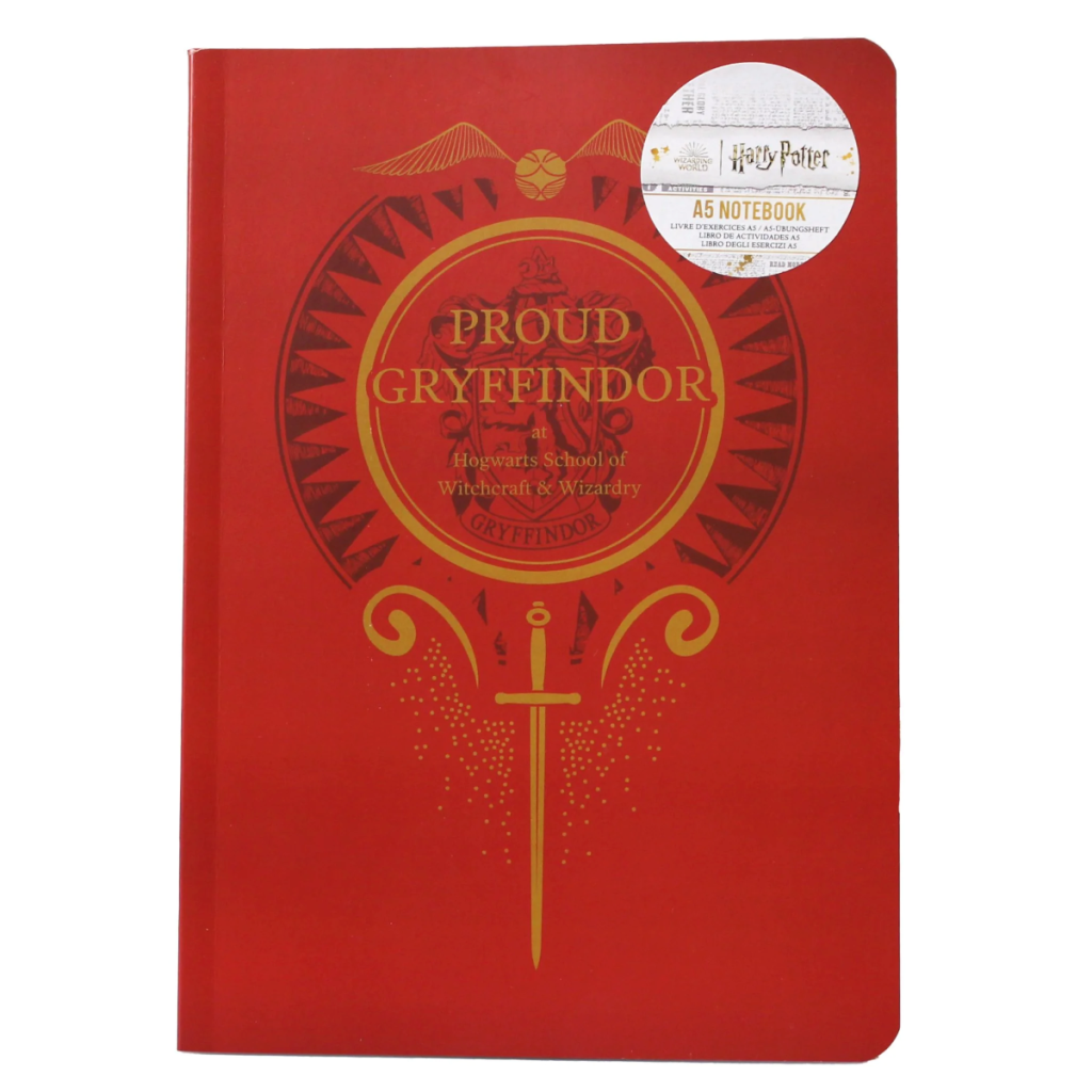 HARRY POTTER - Proud Gryffindor - A5 Notebook : ShopForGeek.com ...