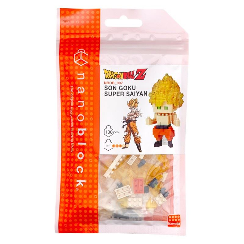 DRAGON BALL - Son Goku Super Saiyan - Figure Nanoblock 10cm : ShopForGeek.com: Figurita Bandai ...