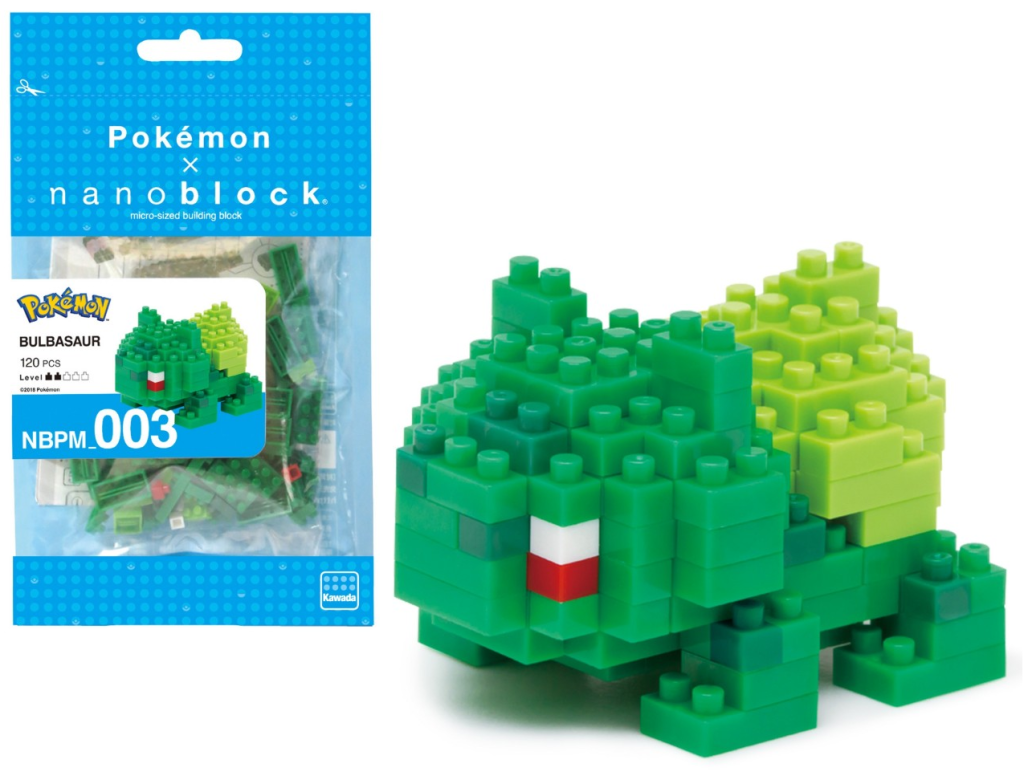 POKEMON - Bulbasaur - Figure Nanoblock 10cm : ShopForGeek.com: Figurita ...
