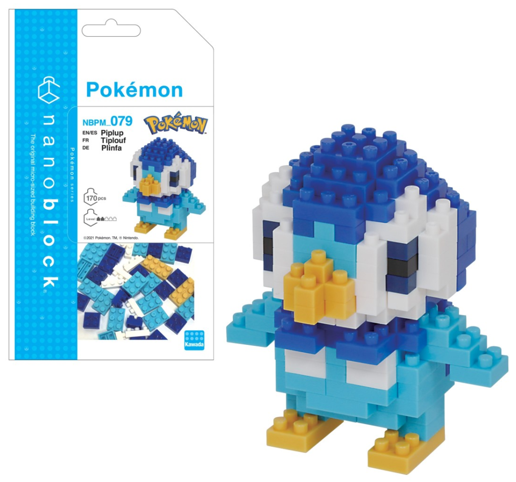 POKEMON - Piplup - Figure Nanoblock 10cm : ShopForGeek.com: Figurita ...