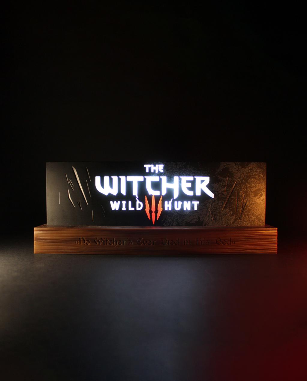 THE WITCHER 3 - Wild Hunt - Lamp : ShopForGeek.com: Lamp Neamedia Light ...