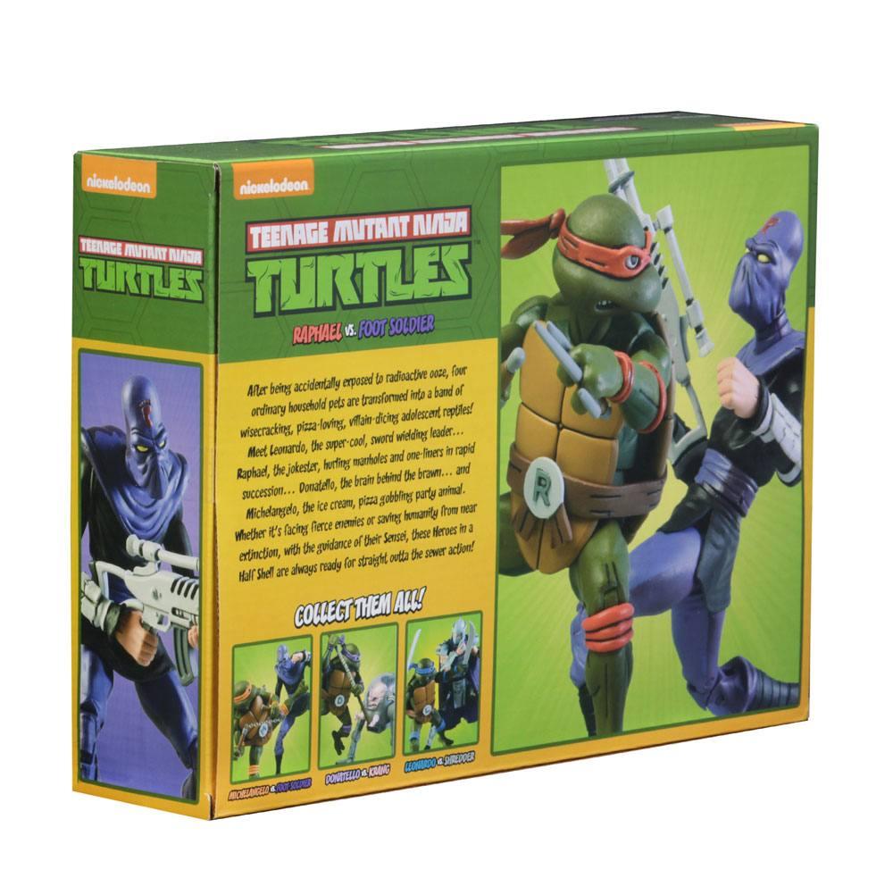 TMNT - Action Figure - Raphael VS Foot Soldier - 18cm : ShopForGeek.com ...