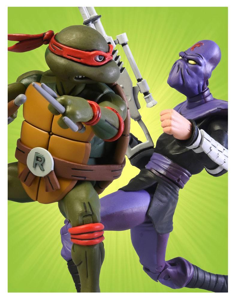 TMNT - Action Figure - Raphael VS Foot Soldier - 18cm : ShopForGeek.com ...