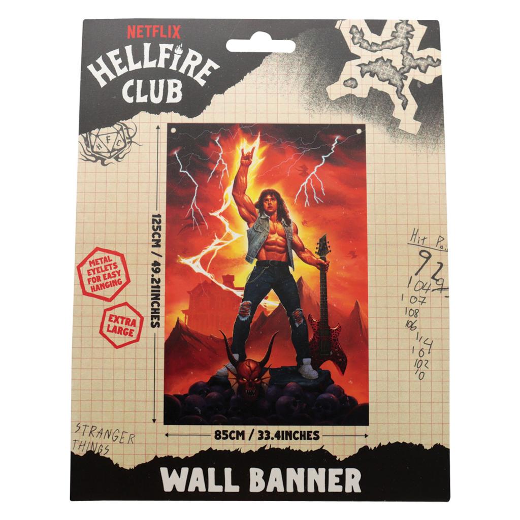 STRANGER THINGS - Eddie - Wall Banner '125 x 85 cm' : ShopForGeek.com ...