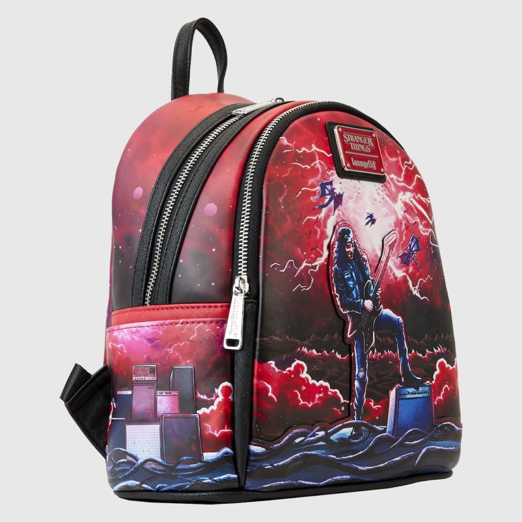 STRANGER THINGS - Eddie Tribute - Mini Backpack Loungefly : ShopForGeek ...