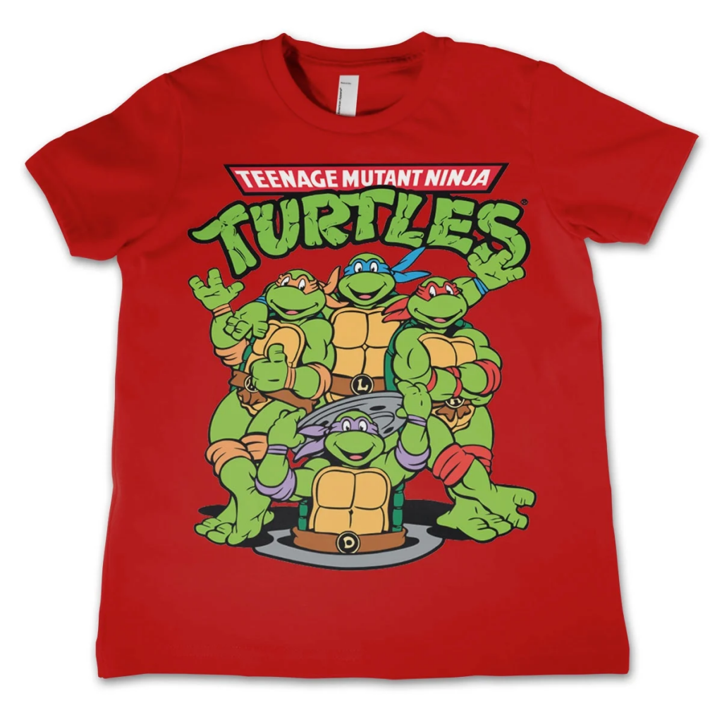 TMNT - T-Shirt KIDS TMNT Group - Red (4 Years) : ShopForGeek.com: T ...