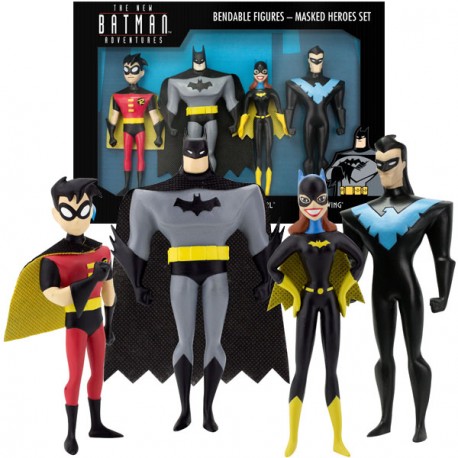 BATMAN - Bendable Figures - Masked Heroes Set 4 Pces : ShopForGeek.com ...