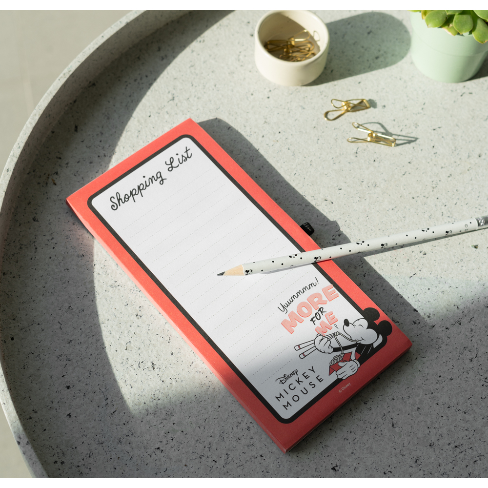 DISNEY 100 YEARS - Mickey - Magnetic Notepad + Pencil : ShopForGeek.com ...