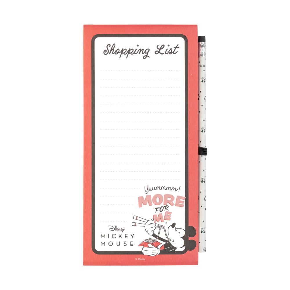 DISNEY 100 YEARS - Mickey - Magnetic Notepad + Pencil : ShopForGeek.com ...