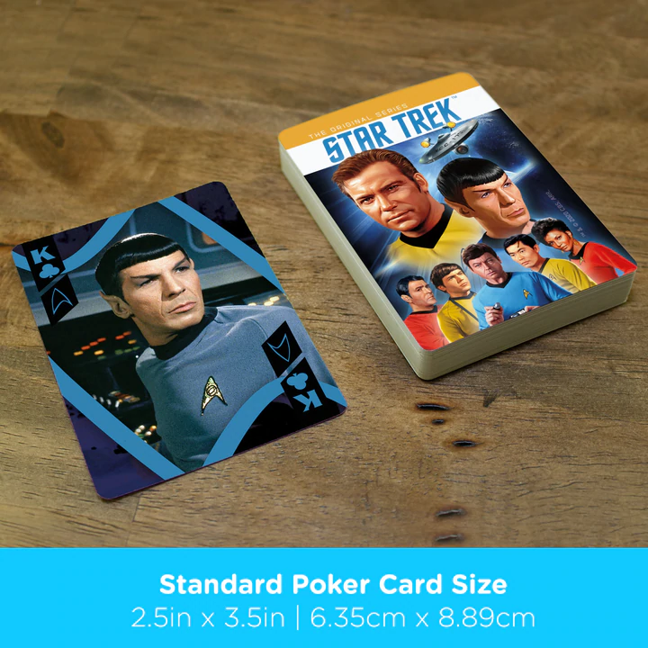 STAR TREK - Cast - Playing Cards : ShopForGeek.com: Card game Aquarius ...