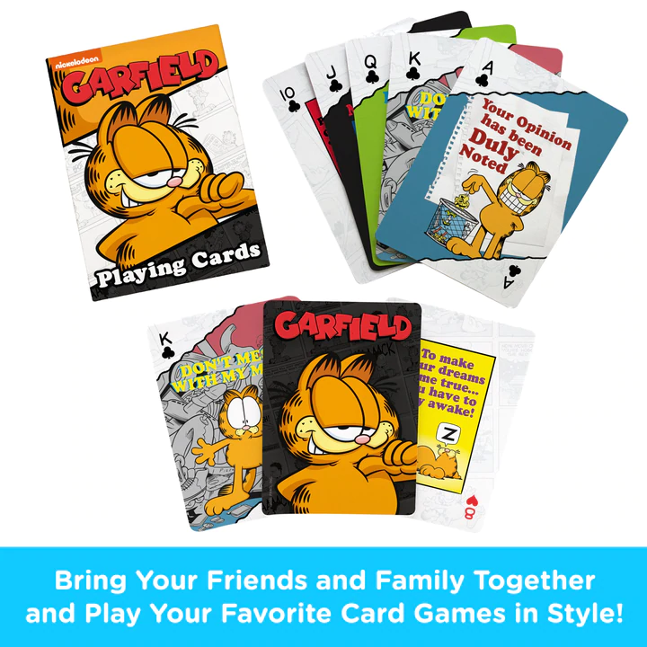 GARFIELD - Playing Cards : ShopForGeek.com: Card game Aquarius Garfield