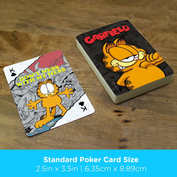 GARFIELD - Playing Cards : ShopForGeek.com: Card game Aquarius Garfield