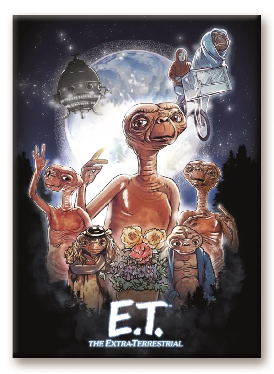 E.T. - Poster 2 - Magnet 6.3x8.9cm : ShopForGeek.com: Magnet Aquarius Movie