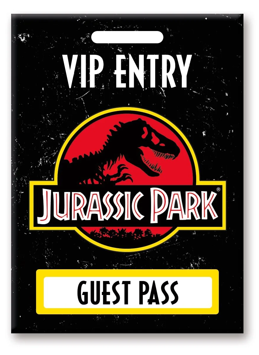 JURASSIC PARK - Guest Pass - Magnet 6.3x8.9cm : ShopForGeek.com: Magnet ...