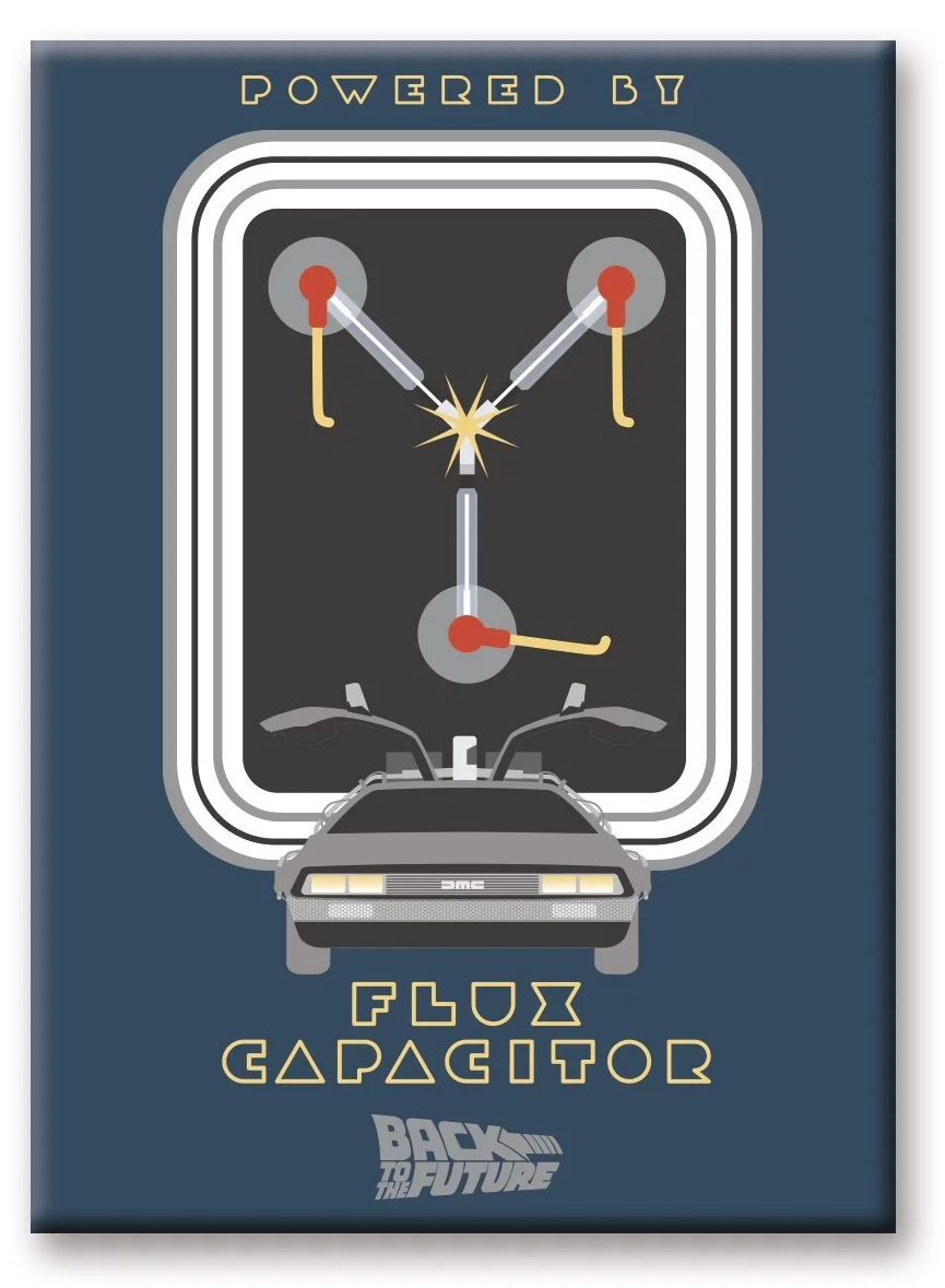 BACK TO THE FUTURE - Flux Capacitor - Magnet 6.3x8.9cm : ShopForGeek ...