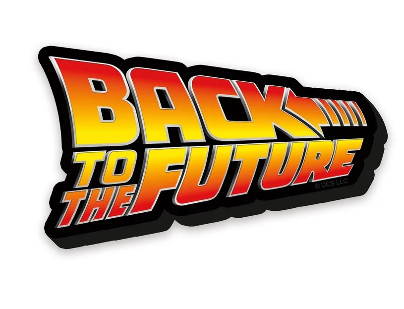 BACK TO THE FUTURE - Logo - Chunky Magnet : ShopForGeek.com: Magnet ...
