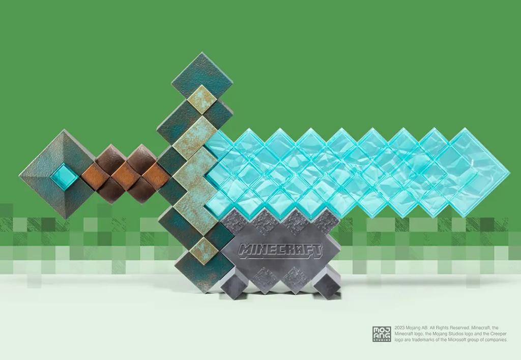 MINECRAFT - Epée en diamant - Réplique Collector 50 x 25cm ...