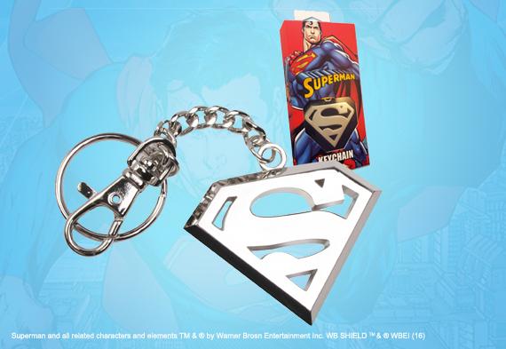 DC COMICS - Logo Superman Key Chain : ShopForGeek.com: Keyring Noble ...