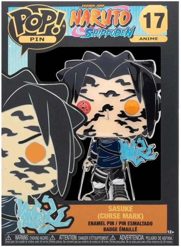 NARUTO SHIPPUDEN - Pop Large Enamel Pin N° 17 - Sasuke Curse Mask ...