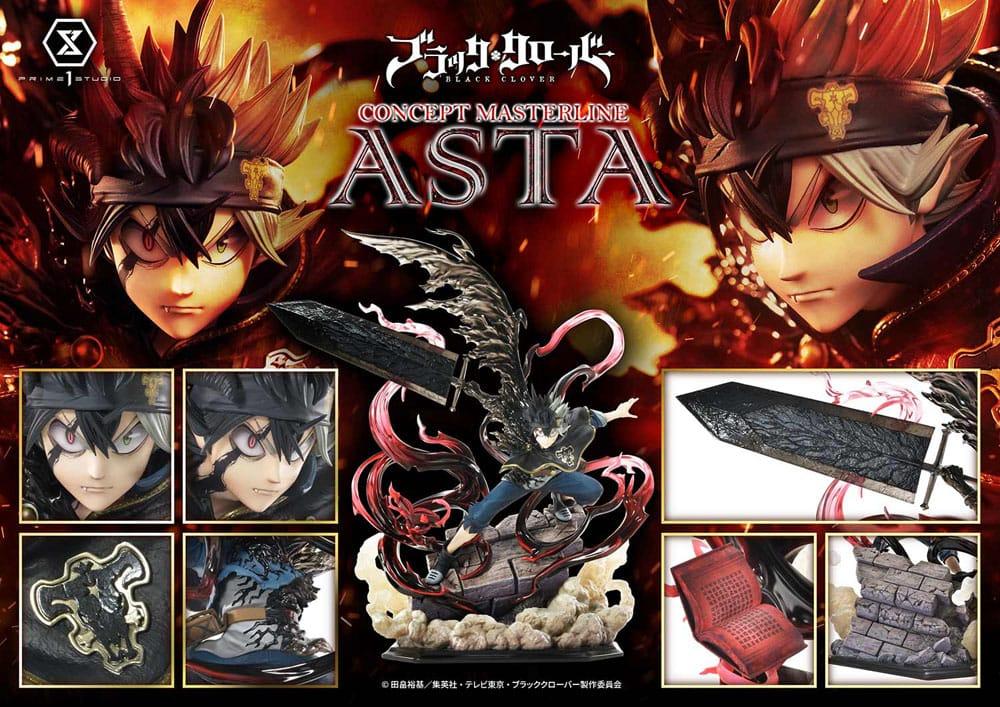 BLACK CLOVER - Asta "Exclusive Bonus" - Statue Masterline Series 50cm ...