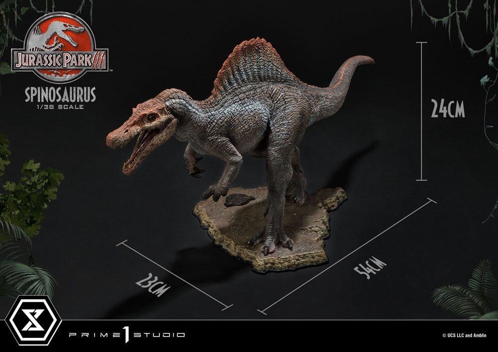 JURASSIC PARK III - Spinosaurus - Statue '24x23x54cm' : ShopForGeek.com ...