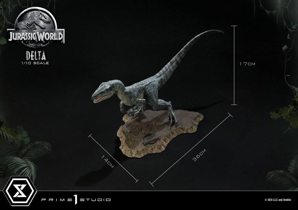 JURASSIC WORLD - Delta - Statue 17cm : ShopForGeek.com: Figurines Prime ...
