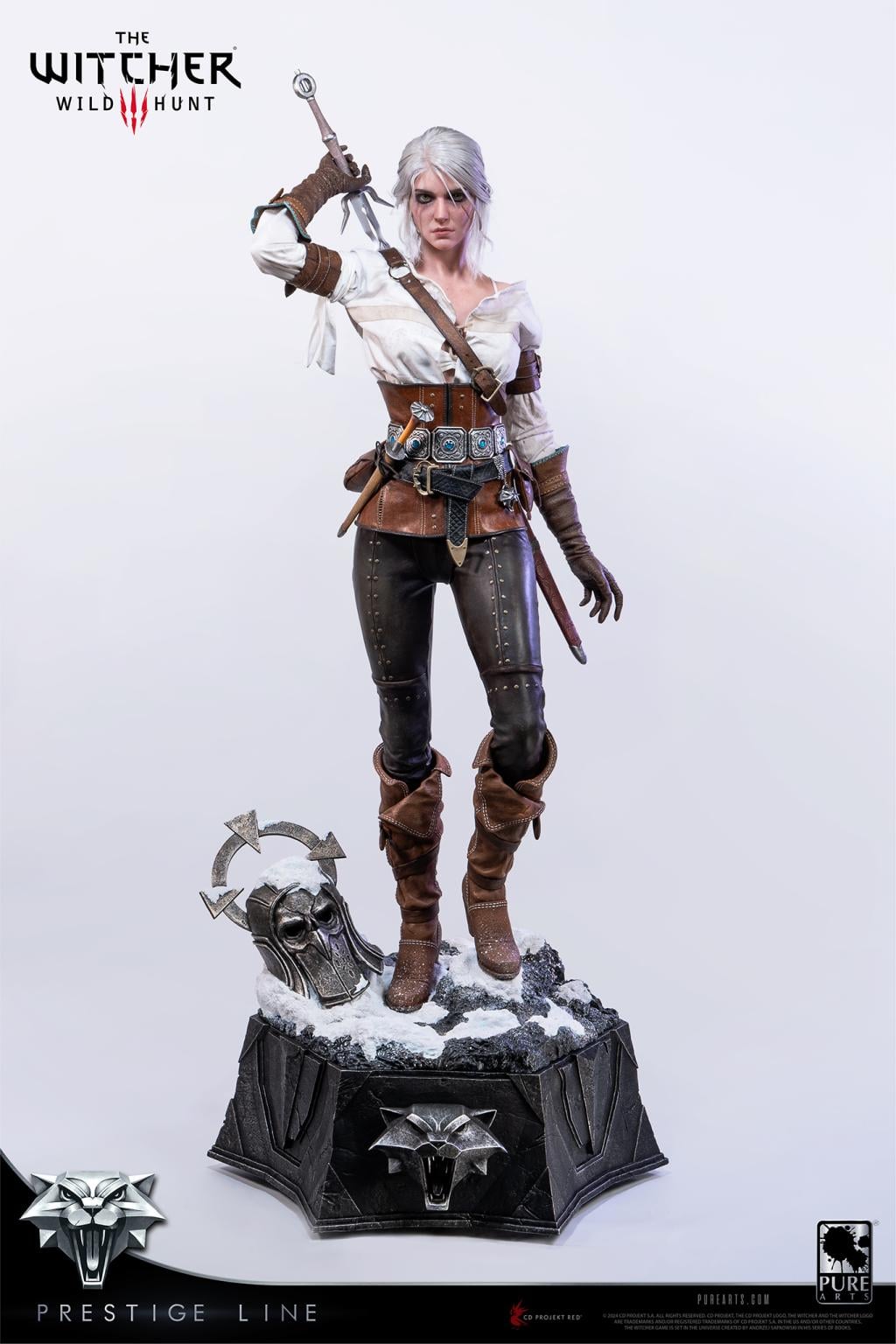 THE WITCHER 3 - Ciri of Cintra - Statue Prestige Line 1/2 111cm ...